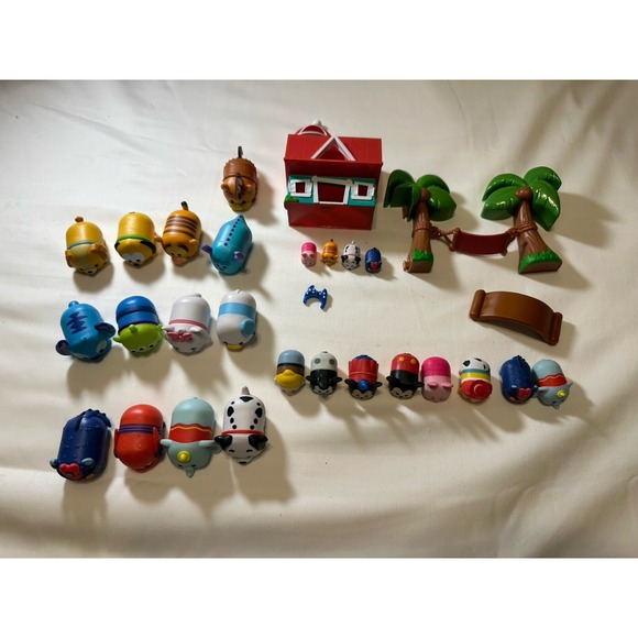 Disney | Toys | Disney Tsum Tsum Vinyl Mini Figures Lot Of 25 Mixed ...